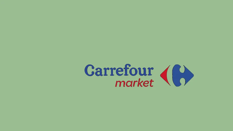 Carrefour Market Logo | 3D Warehouse