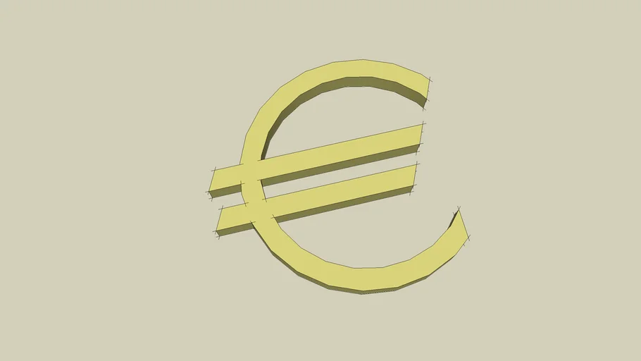 euro symbol | 3D Warehouse