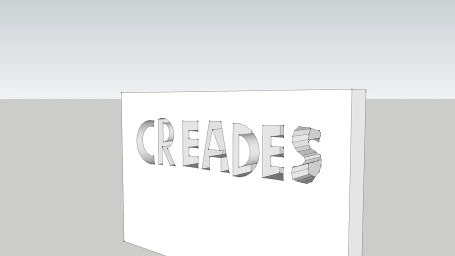 Creades Wall | 3D Warehouse