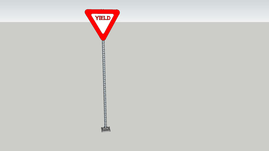 Yield Sign | 3D Warehouse