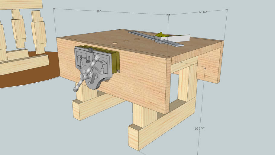 Benchtop Mini-workbench | 3D Warehouse