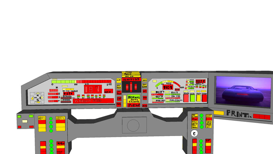 knight 2000 dash | 3D Warehouse