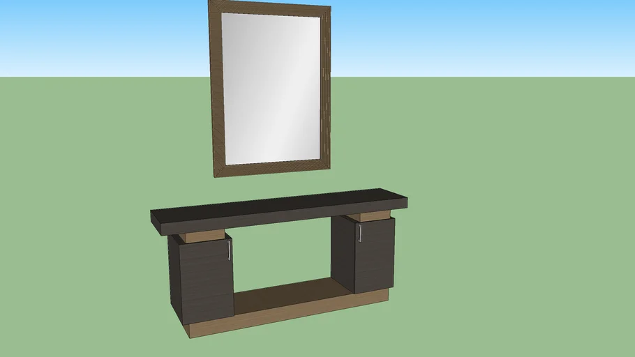 meja console | 3D Warehouse