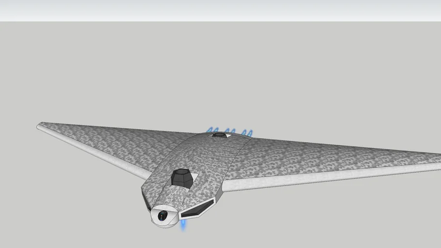 UAV Stealth Drone MQ-21 Owl | 3D Warehouse