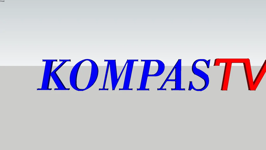 Tulisan Kompas TV | 3D Warehouse