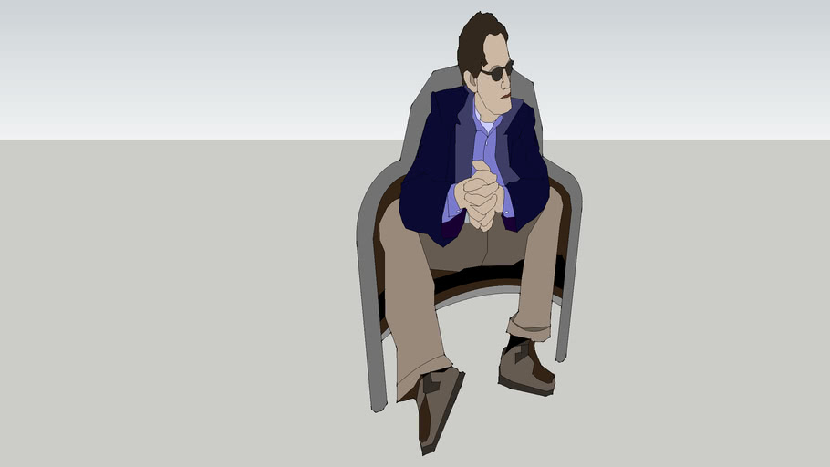 seated man | 3D Warehouse