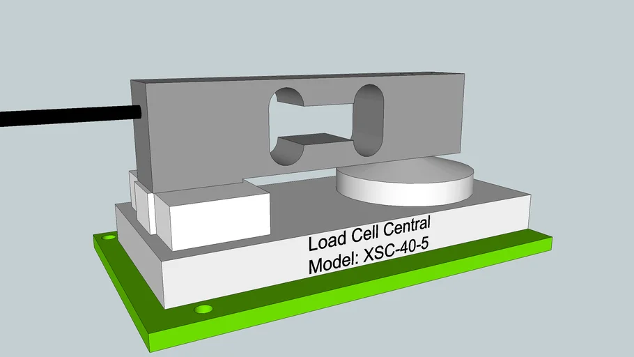 Fluid dampened load cell | 3D Warehouse