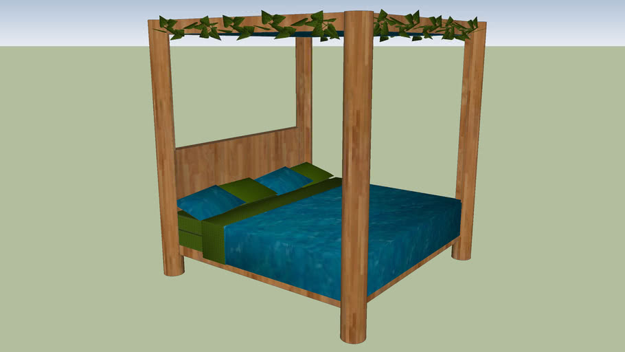 Four post bed | 3D Warehouse
