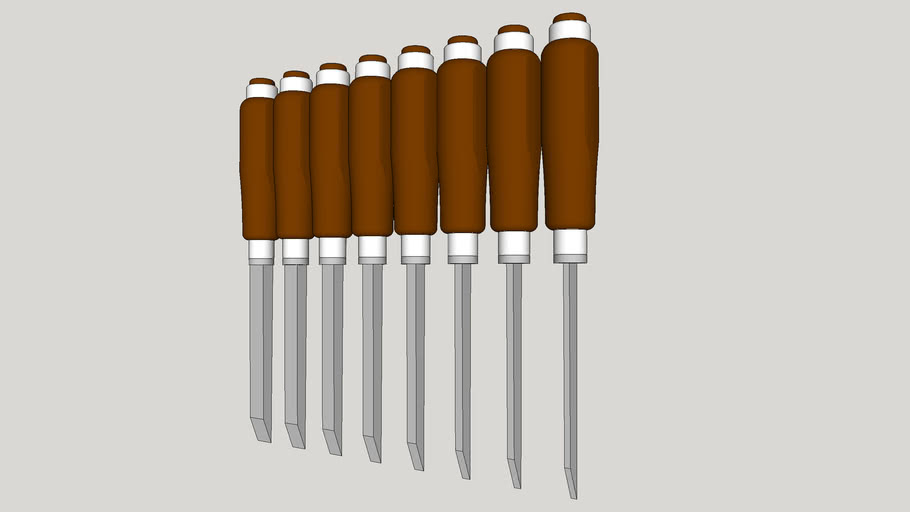 Narex Mortise Chisels | 3D Warehouse