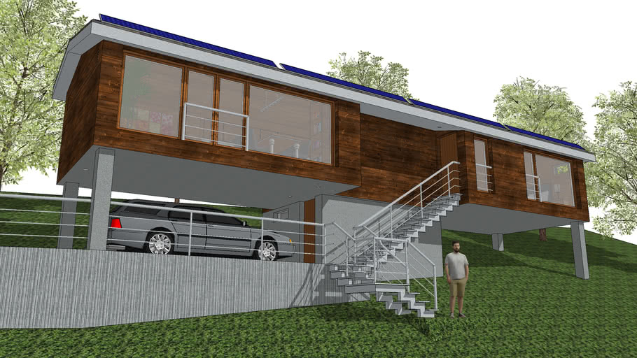Small house V3, detailed interior | 3D Warehouse