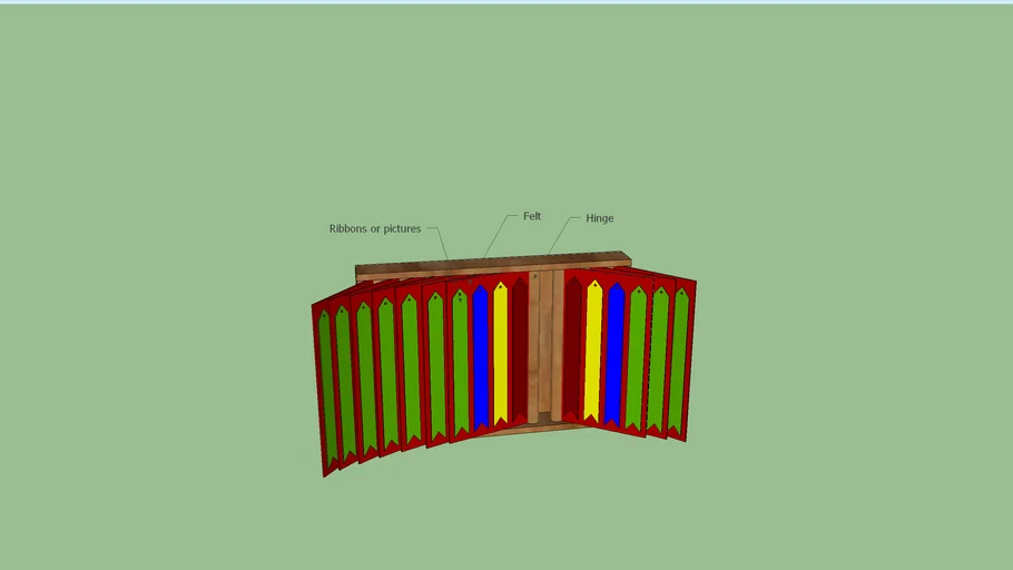Ribbon Display Box | 3D Warehouse
