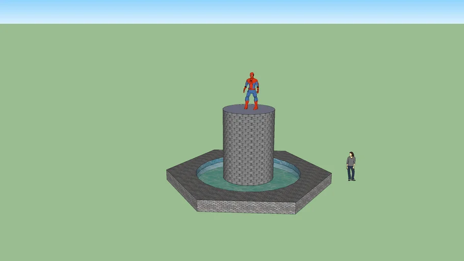 Spiderman Monument | 3D Warehouse