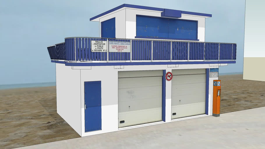 POSTE DE SECOURS OUISTREHAM | 3D Warehouse