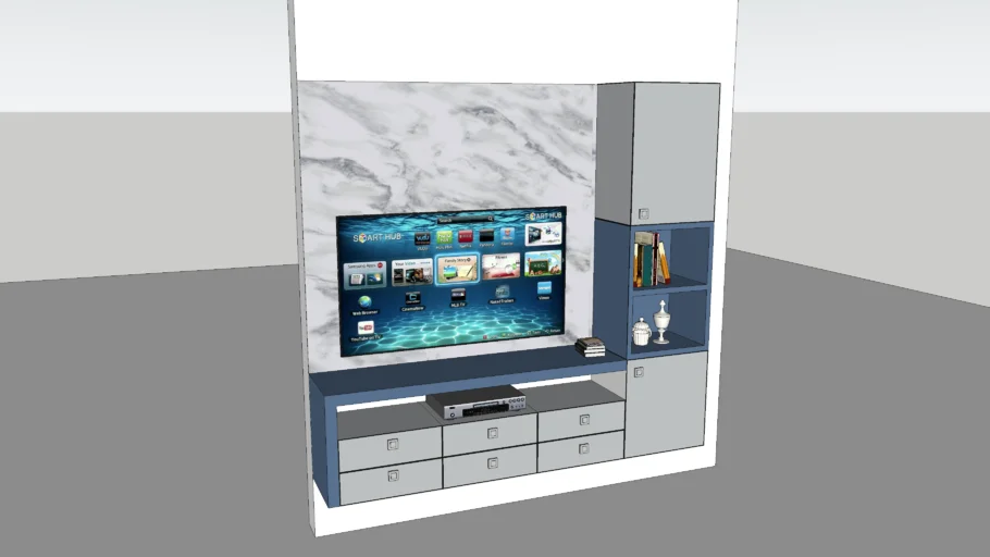 TV Unit | 3D Warehouse