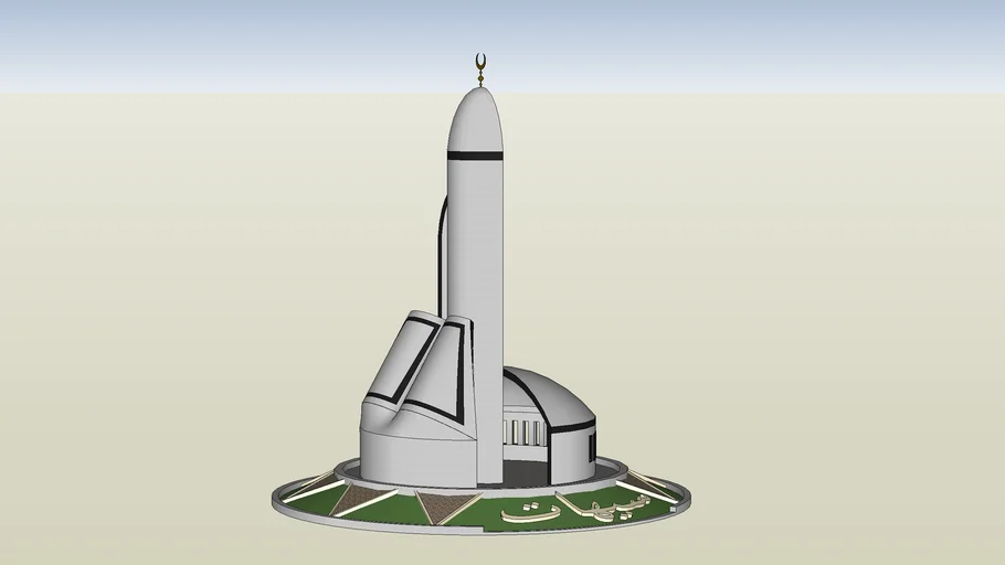 Mosque Landmark- Saihat | 3D Warehouse