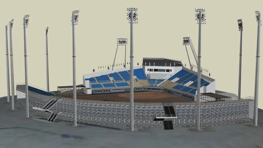 Fengtai Sports Center Softball Field | 3D Warehouse