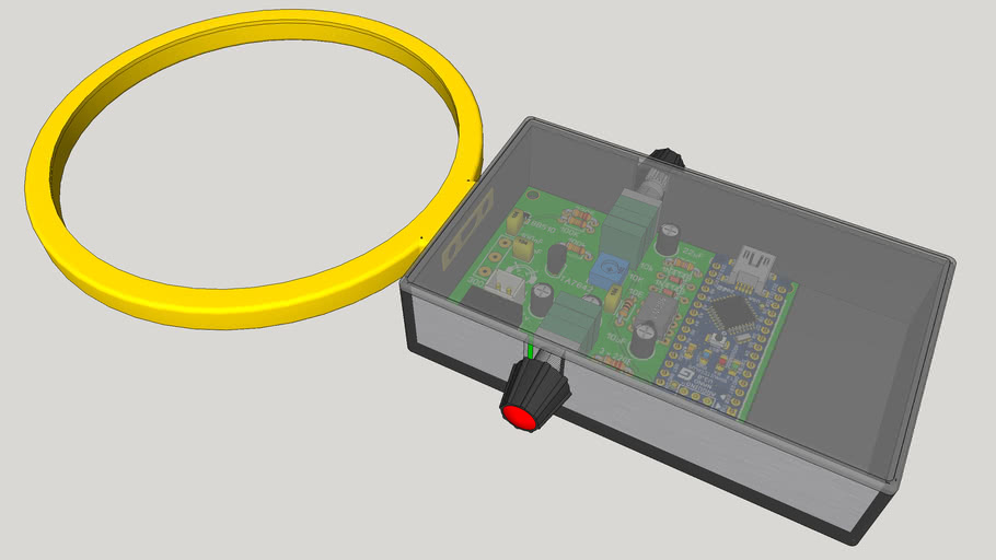 Lightning detector housing and coil for it | 3D Warehouse