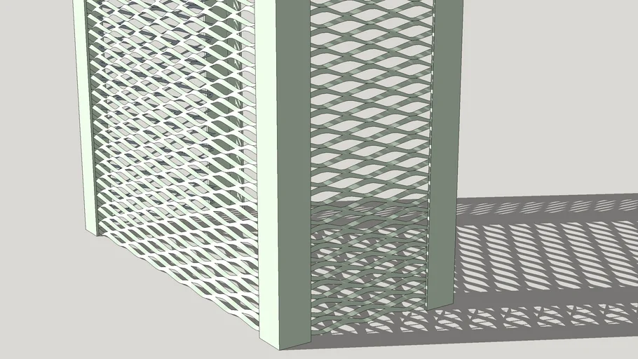 Small rhombus metal wire | 3D Warehouse