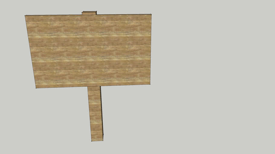 Welcome sign (Small) | 3D Warehouse