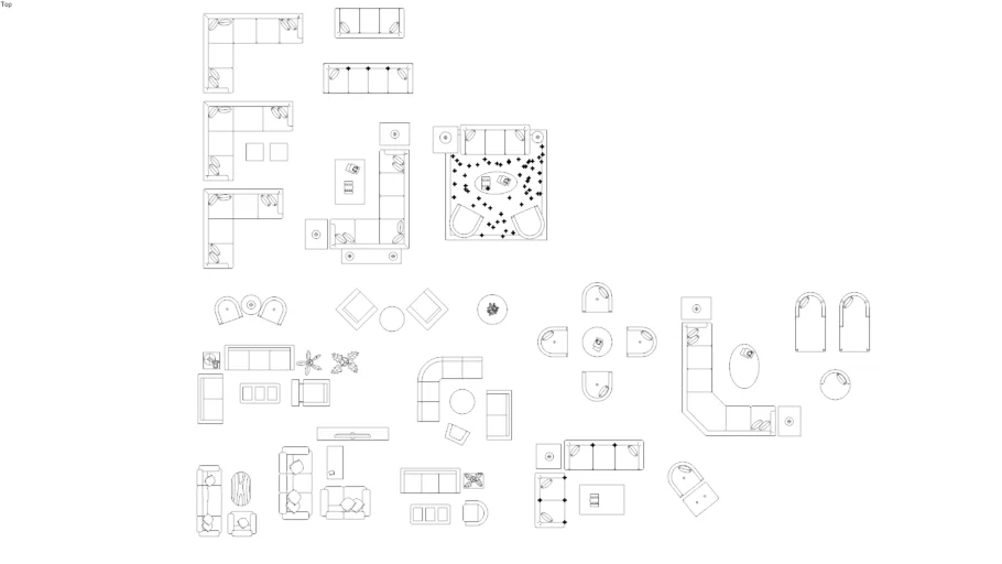 2D LIVING ROOM | 3D Warehouse