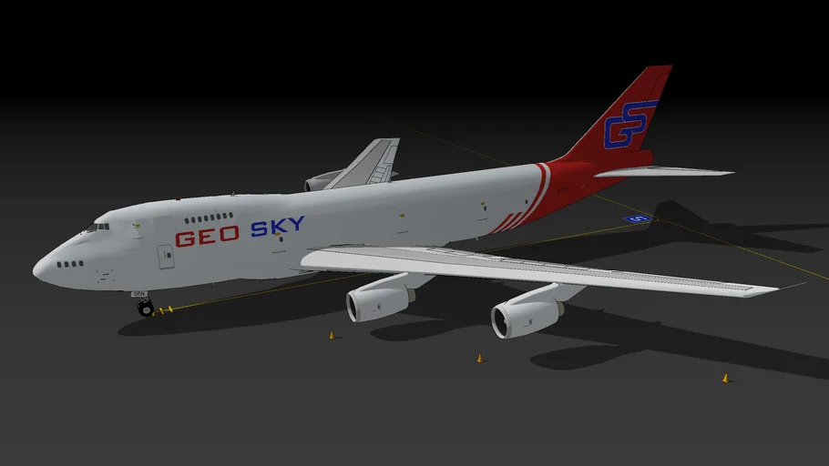 Geo-Sky 747-236BM(SF) (2021) | 3D Warehouse