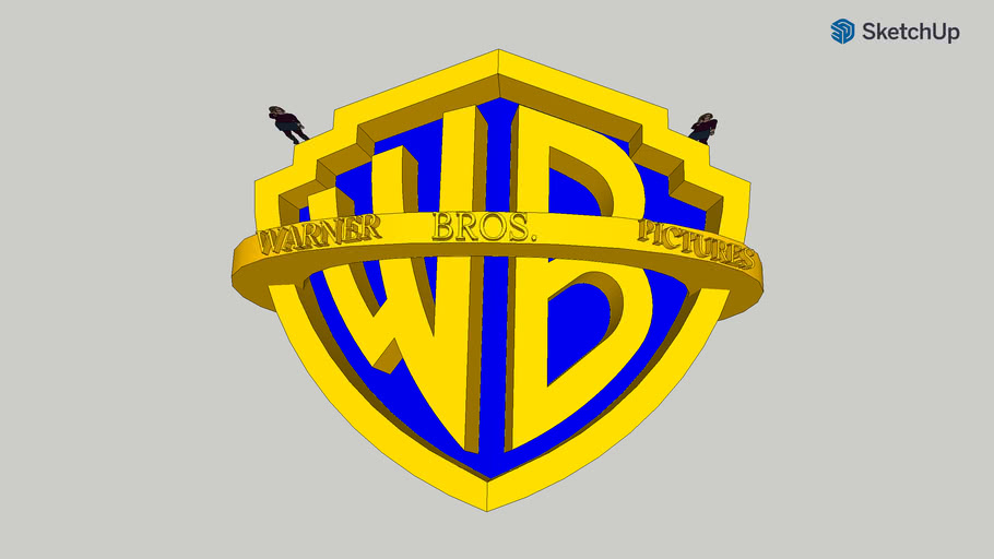 Warner Bros Pictures Logo (FIXED) | 3D Warehouse