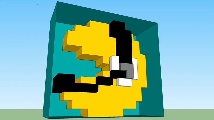 E pacman X icon | 3D Warehouse