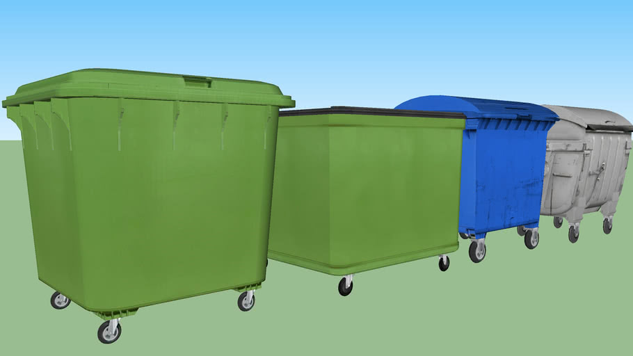 garbage container | 3D Warehouse