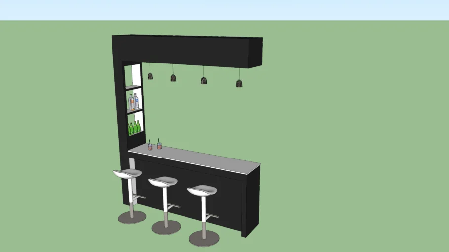 Modern simple bar | 3D Warehouse