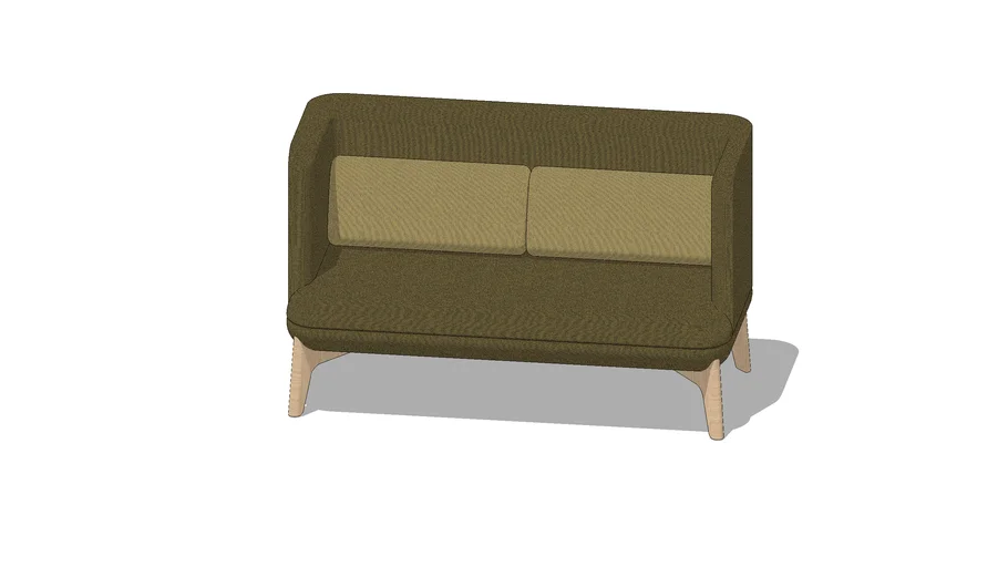 Low Back Sofa : COZE-W01 : Orangebox | 3D Warehouse