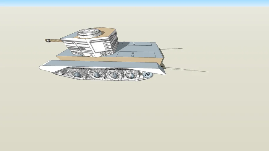 untextured cromwell (tank) (1rst project) (3D printable? if converted ...