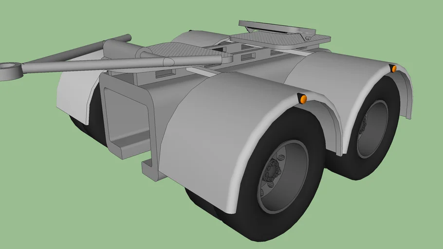 Double-axle dolly trailer | 3D Warehouse