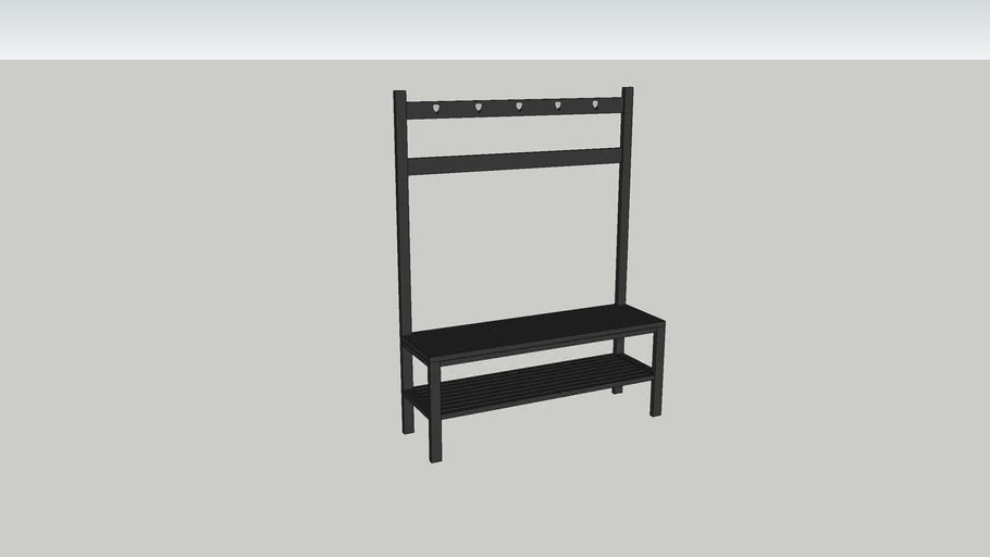 Kiana Entry Bench | 3D Warehouse