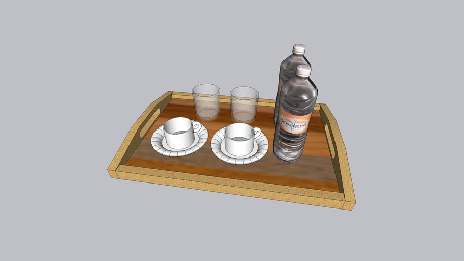 Hotel Room Coffee Tray | 3D Warehouse