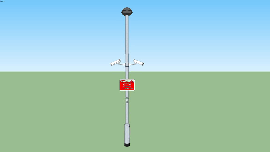 STREET LAMP WITH CCTV | 3D Warehouse