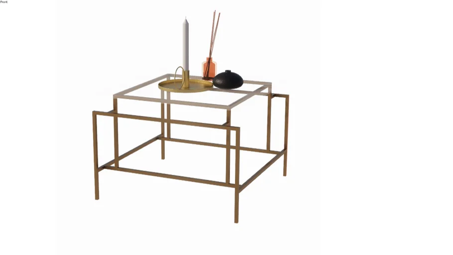 Cooper and glass table | 3D Warehouse