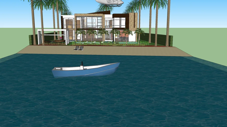 Mansão beira mar | 3D Warehouse