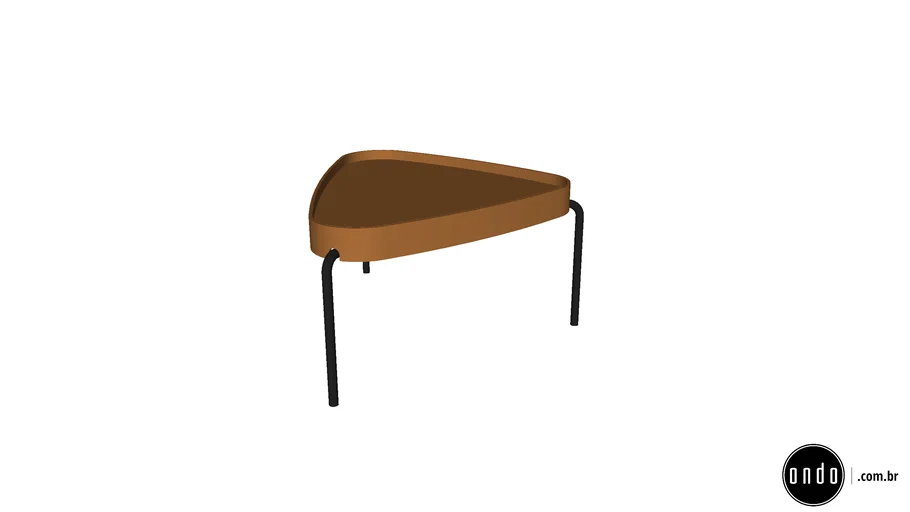 mesa de centro bandeja triangular urca | 3D Warehouse