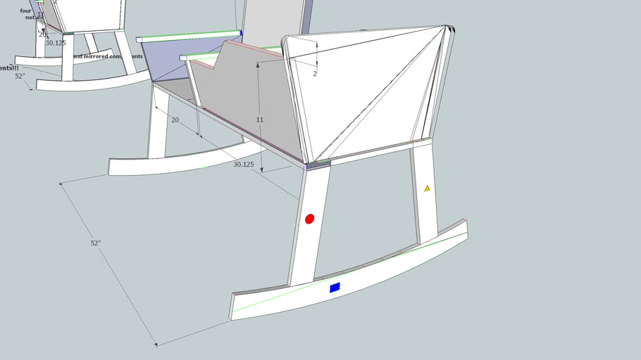 Chair crip with components | 3D Warehouse
