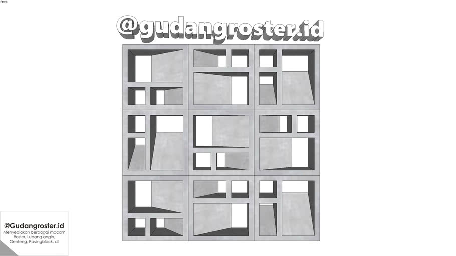 10 - Roster Loster - @gudangroster.id | 3D Warehouse