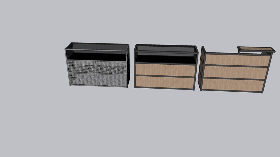 DISPLAY SHOWCASE / SHOP COUNTER | 3D Warehouse