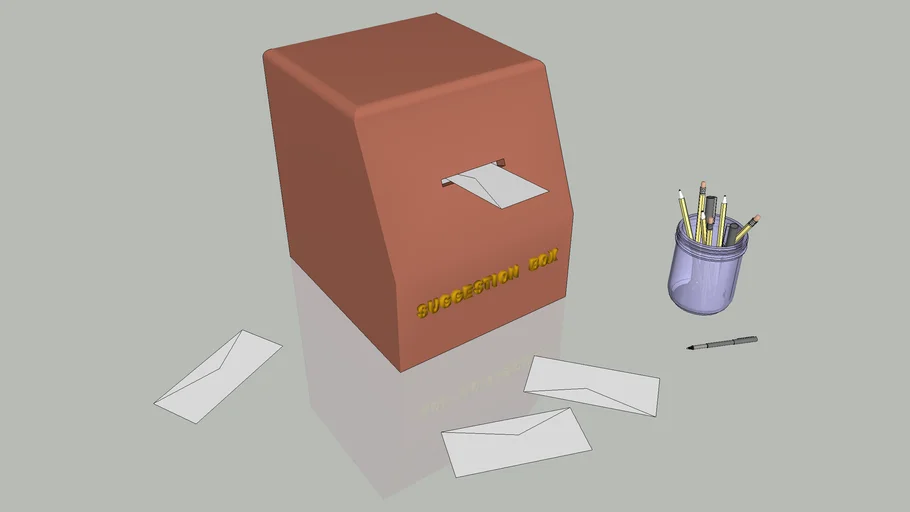 Suggestion Box, Leave Review | 3D Warehouse
