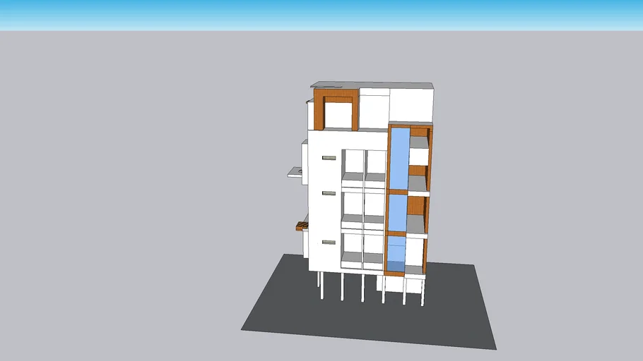 Fachada edificio 3 | 3D Warehouse