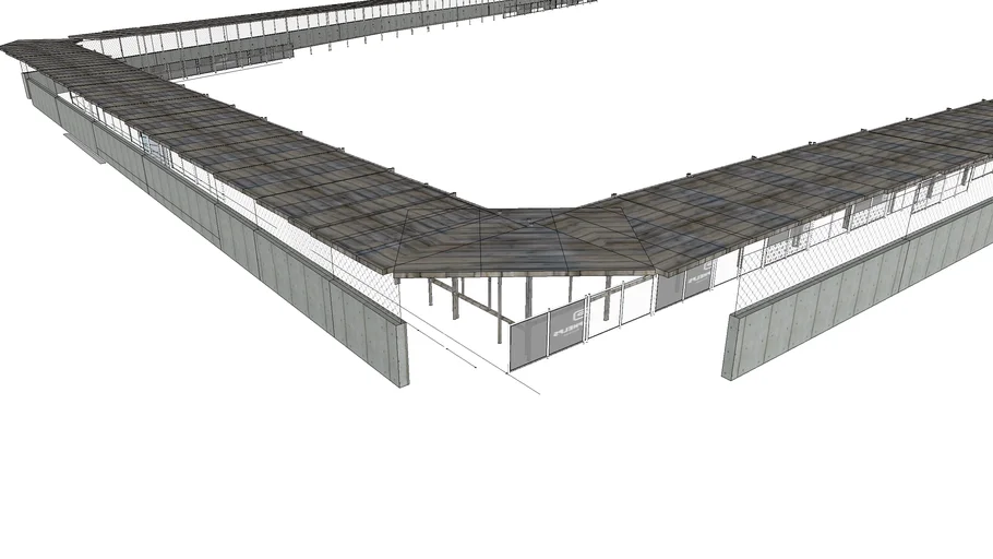 Overhead Construction Site Protection | 3D Warehouse