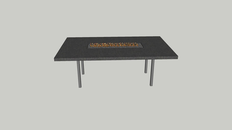 Bespoke Fire Table | 3D Warehouse