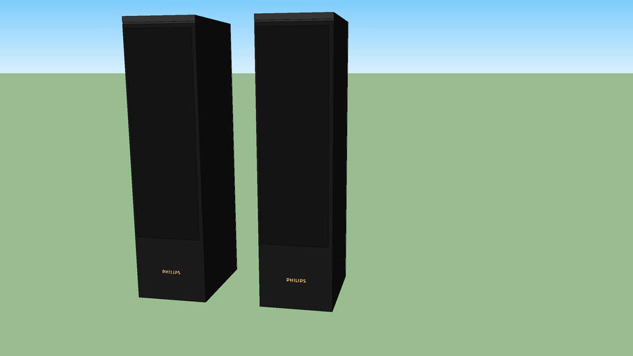Philips (FB825) floor standing speakers | 3D Warehouse