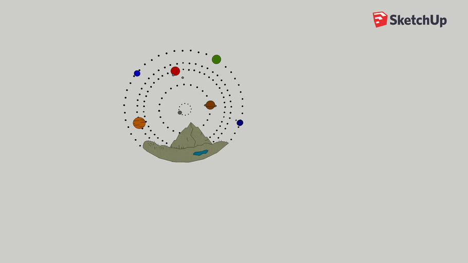 solar system model | 3D Warehouse