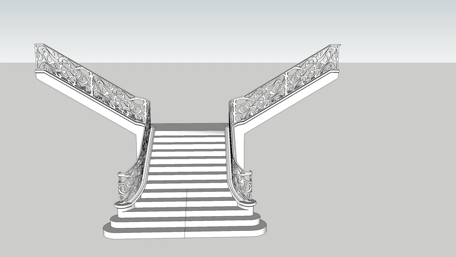 Classic Spiral Staircase | 3D Warehouse