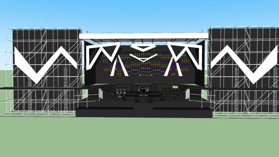 Queen Magic Tour Small Stage | 3D Warehouse