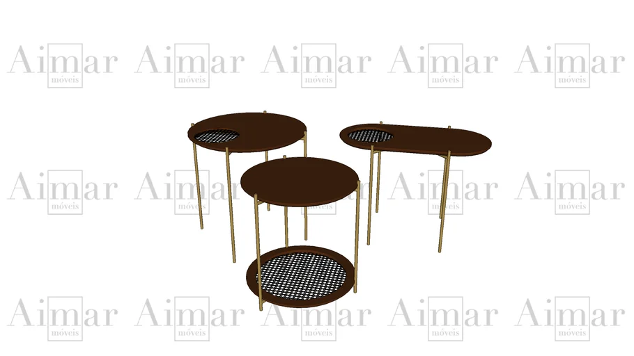 (A/B) MESA LATERAL DONATELLA - TUMAR | 3D Warehouse